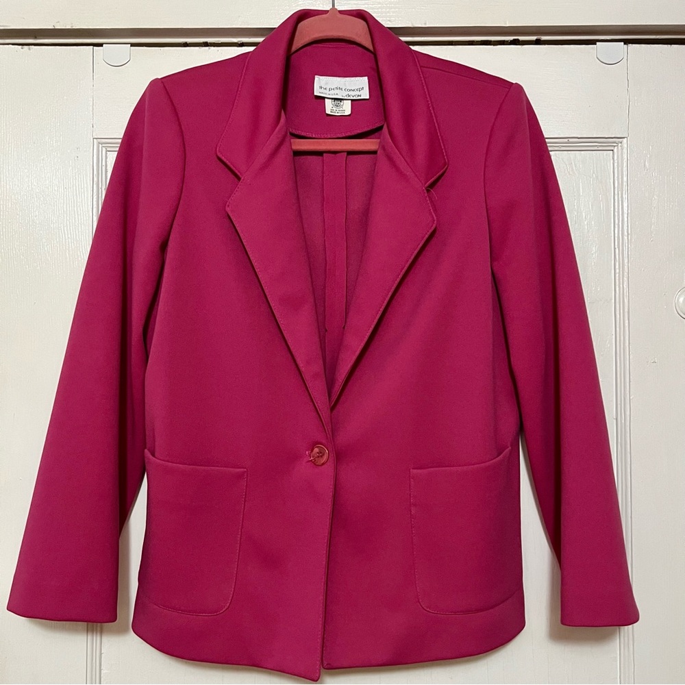 Hot Pink Vintage Union Made Barbie Blazer Petite - Gem